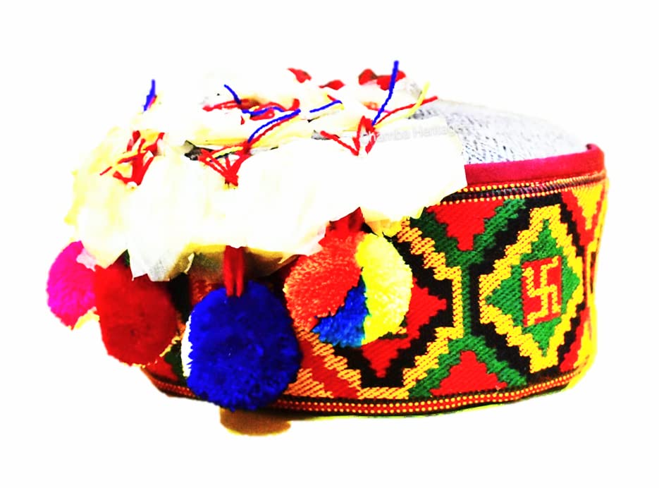 Buy CHAMBA HERITAGE Unisex Traditional Himachali Cap/Pahadi Topi with ...