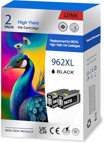 Amazon.com: HALLOLUX 962XL Black Ink Cartridges Combo Pack ...