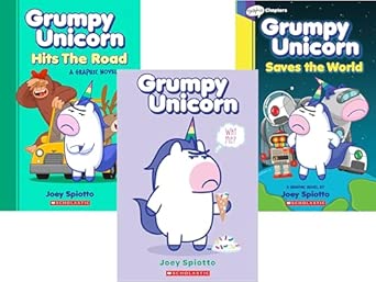 Grumpy Unicorn Series 3 Books Set (Graphix Chapters): Joey Spiotto ...