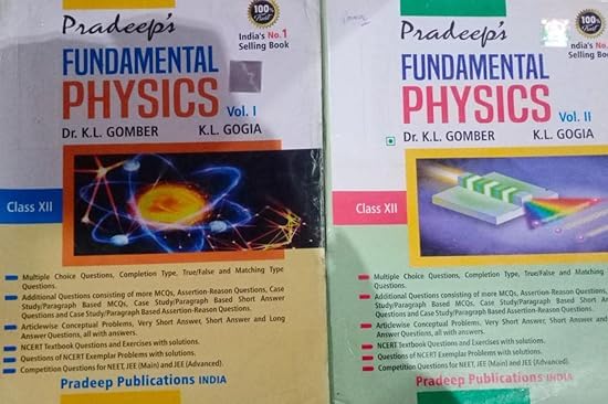 Pradeep's Fundamental Physics Vol 1&2 Class 12 By KL Gomber EDition ...
