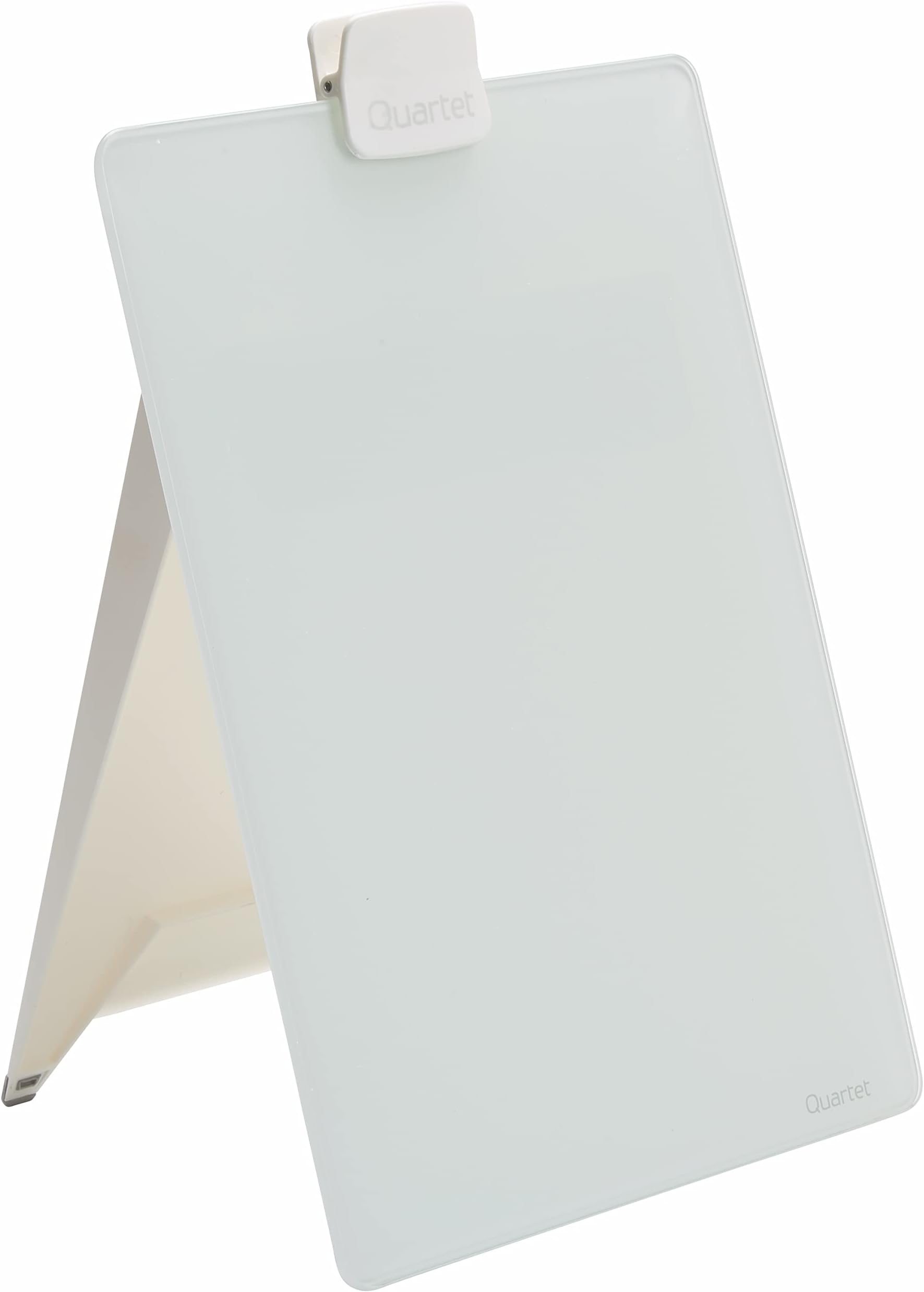 Quartet Glass Desktop Dry Erase Easel, Includes 1 Rewritable Dry-Erase Marker, 9 x 11 Inches ...