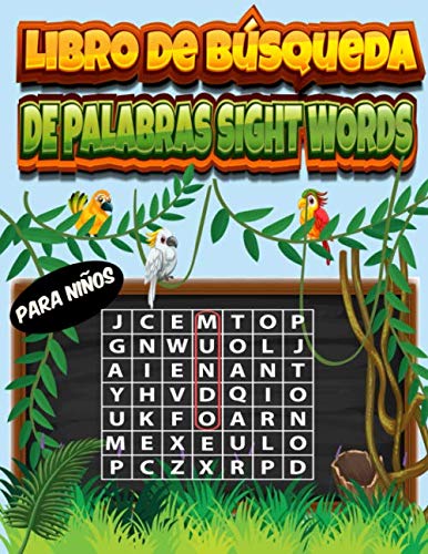 Libro De Busqueda De Palabras Sight Words Para Ninos Rompecabezas ...