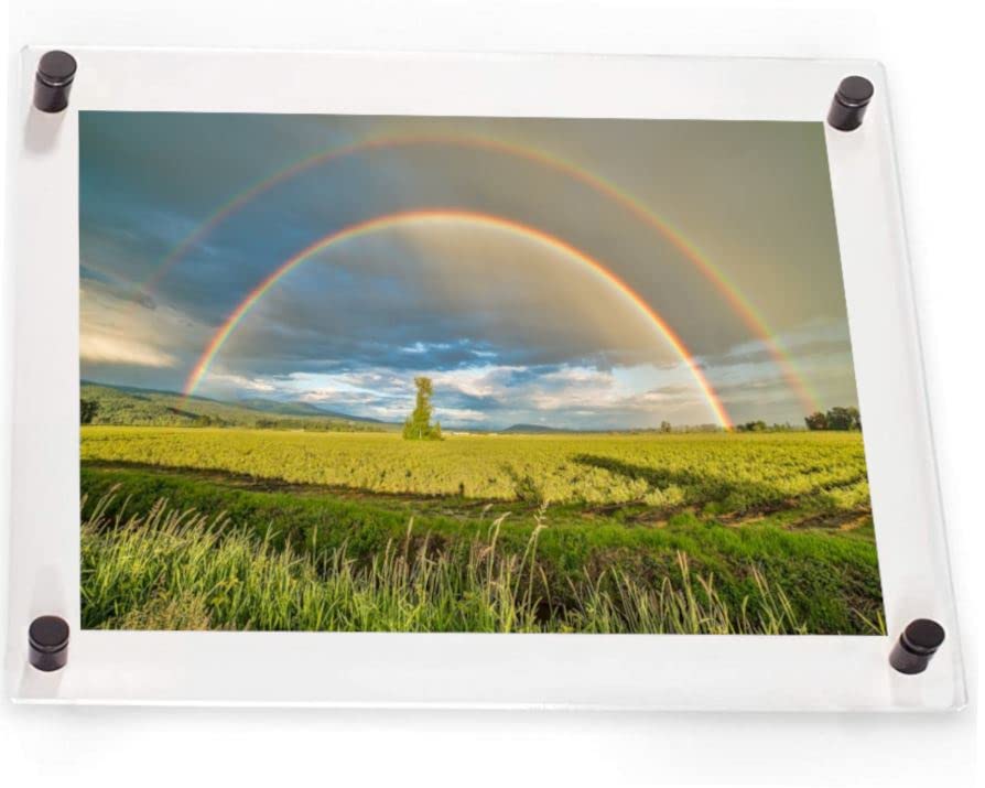 Amazon.com - (11" x 17") Clear Acrylic Wall Mount Floating Picture ...