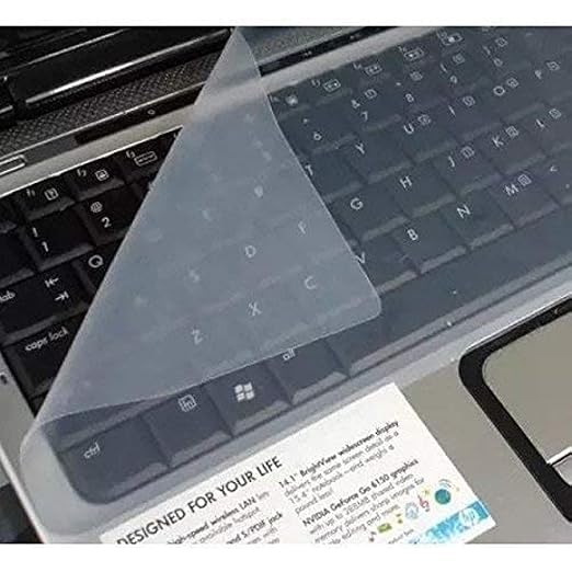 Speny Essentials Universal Silicone Keyboard Protector Skin for 15.6 ...