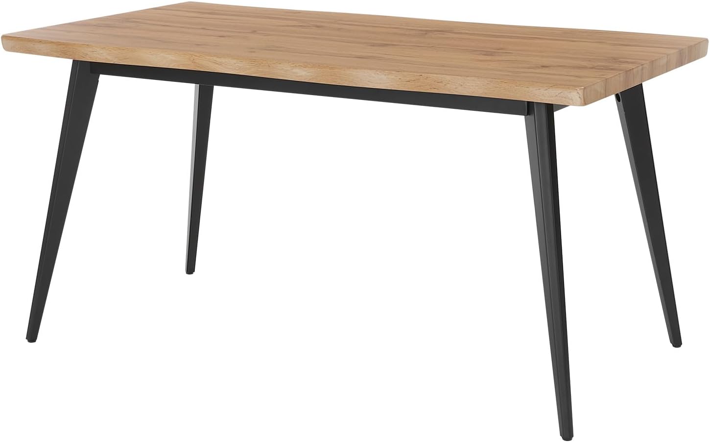 Amazon｜LOWYA ロウヤ ダイニングテーブル 4人掛け リビング 一枚板風 木目調 単品 ナチュラル 幅140cm ナチュラル｜ダイニングテーブル オンライン通販