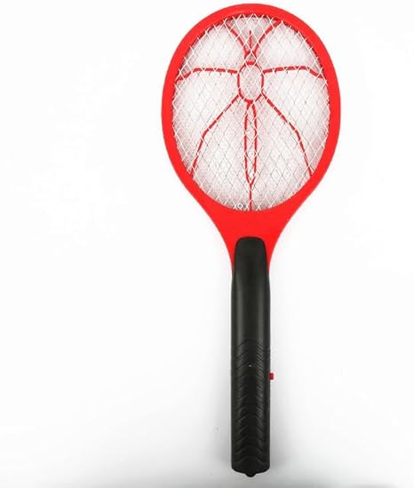 Electric Fly Swatter, Fly Killer Bee Bugs Zapper Bat Racket, Battery ...