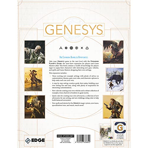 Snapklik.com : Genesys Roleplaying Game EXPANDED Players Guide - Unlock ...