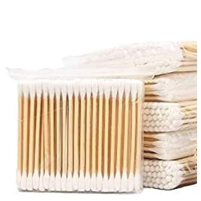 Buy Ear Cleaning Eco Friendly and Biodegradable Wooden Cotton Earbuds ...