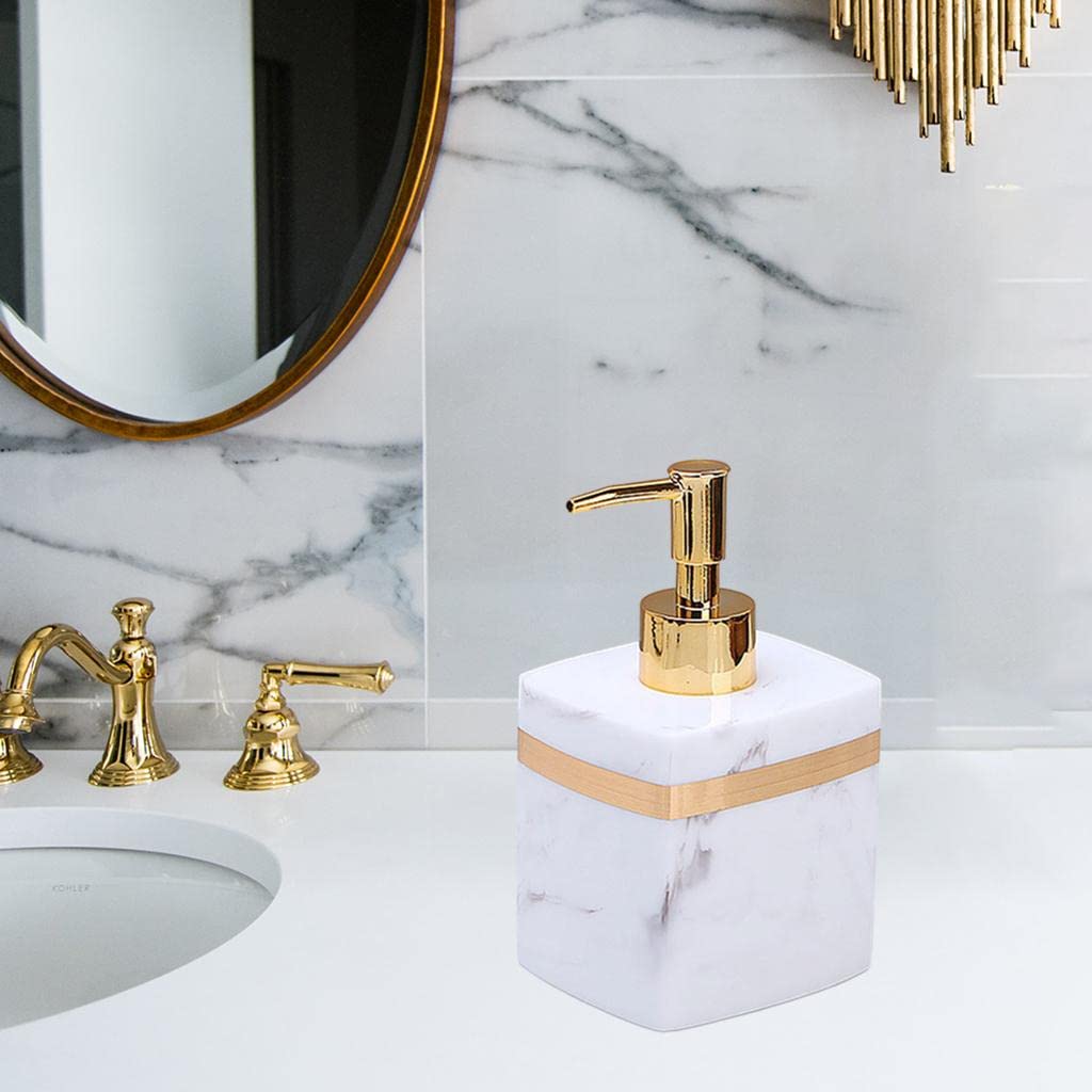 arythe Resin Soap Dispenser Reusable for Tabletop Kitchen Bathroom ...