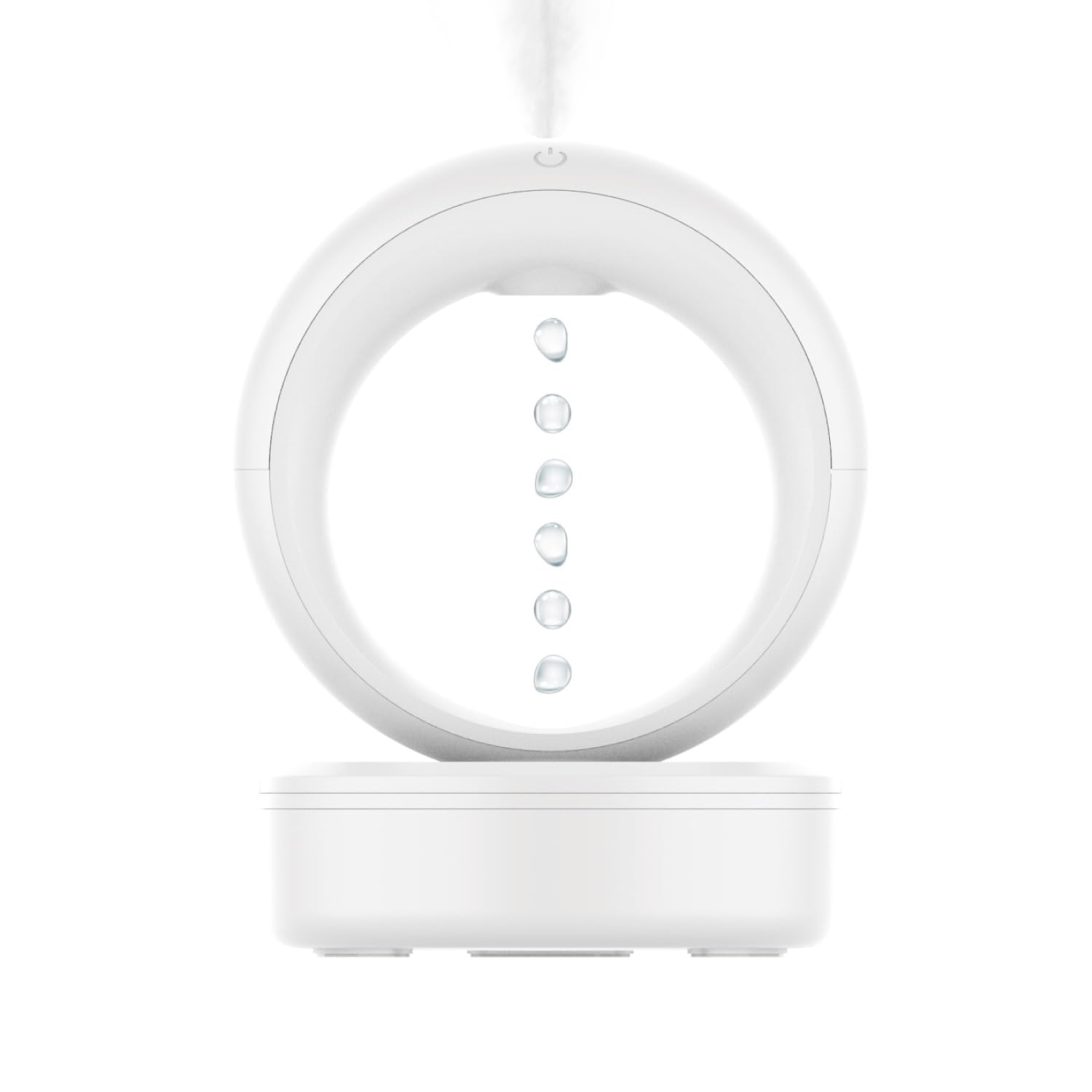 加湿器 卓上 超音波加湿器 680ml 反重力デザイン 空焚き防止 USB 省エネ LEDライト 反重力加湿器 オフィス 会社 家庭用 寝室 リビング 乾燥対策 おすすめ Amazon | 加湿器 卓上 超音波加湿器 おしゃれ 680ml 反重力デザイン 空