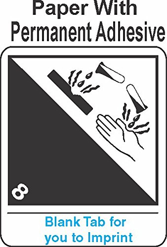 GC Labels-L303I-TAB, (Blank) Corrosive Class 8 Proper Shipping Name ...