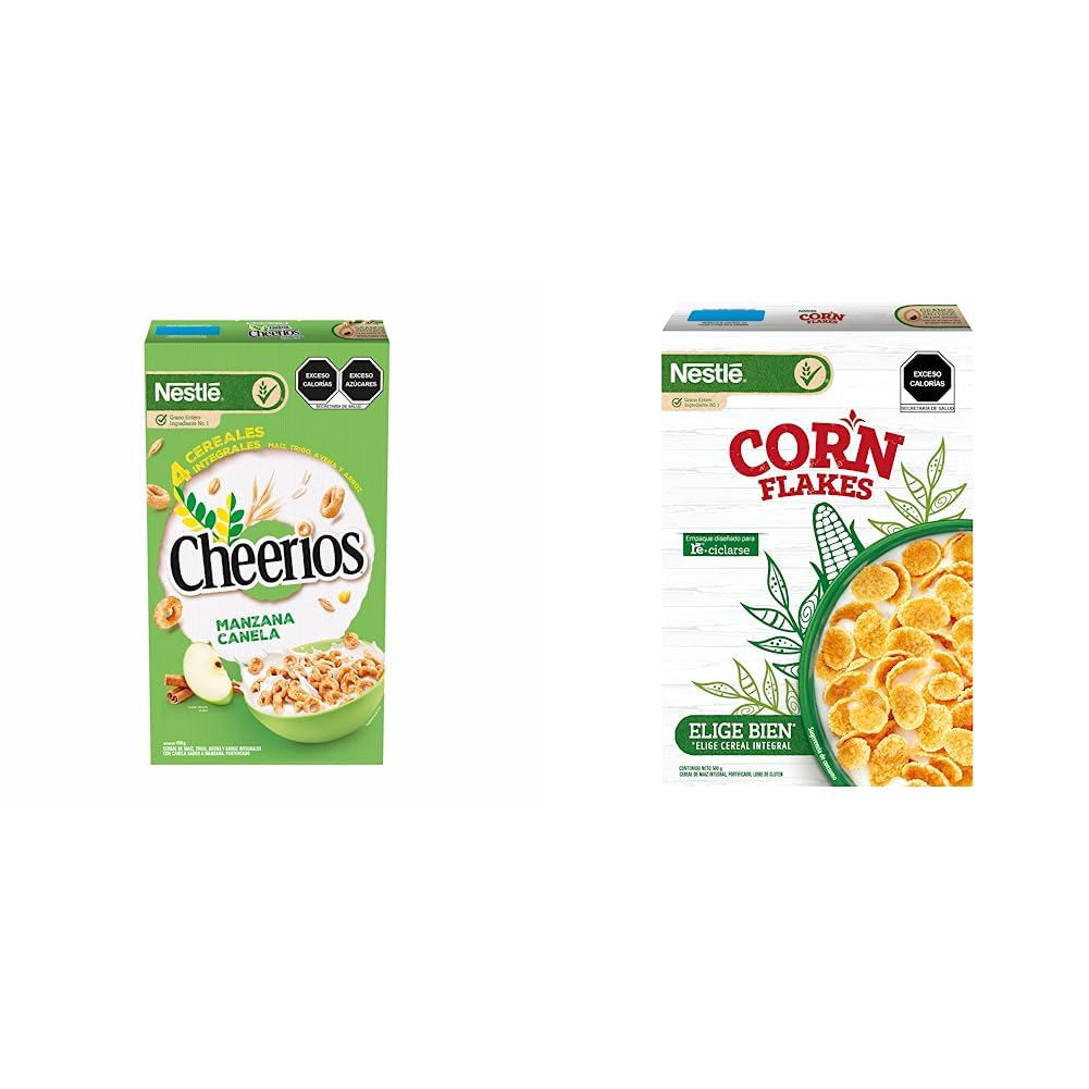 Cereal Nestlé Cheerios Manzana Canela con Avena 480g + Cereal Nestlé ...
