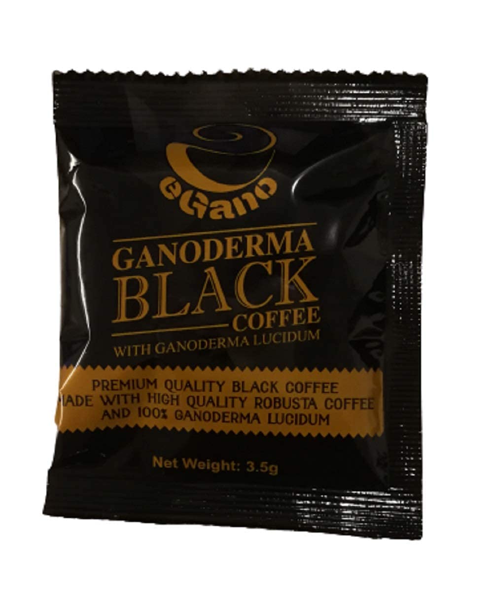2 cajas eGano de café negro premium Ganoderma con extracto de Ganoderma Lucidum 012oz x 30 ...