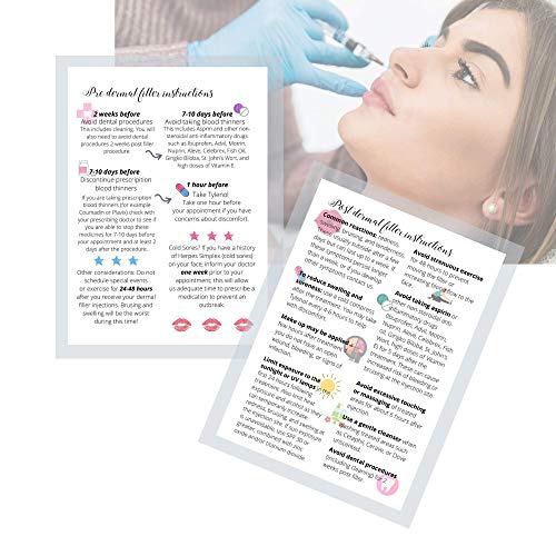 Snapklik.com : Dermal Filler Pre And Post Injection Care Instructions ...