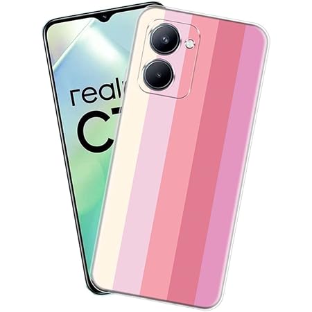 BuyFeb Back Cover for Realme C33 (Transparent & Camera Protective ...