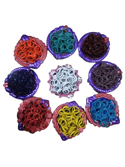 Chitti gajulu for Lakshmi Pooja and durgamatha Pooja - 9 Colours - Each ...