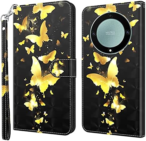 GLANDOTU Case for Honor Magic 5 Lite 5G 6.67 inches,Flip Wallet PU ...