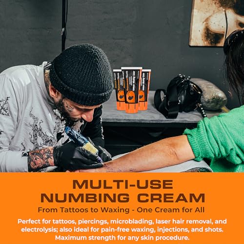 Numbing Cream for Microneedling, Tattoos, Piercing, Waxing & Injections