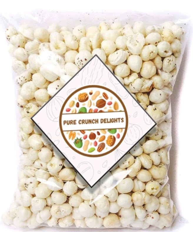 Pure Crunch Delight Raw Makhana-100g : Amazon.in: Grocery & Gourmet Foods