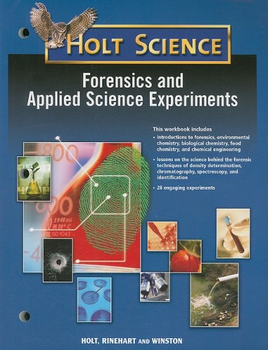 Amazon.com: Holt Science- Forensic and Applied Science Experiments ...