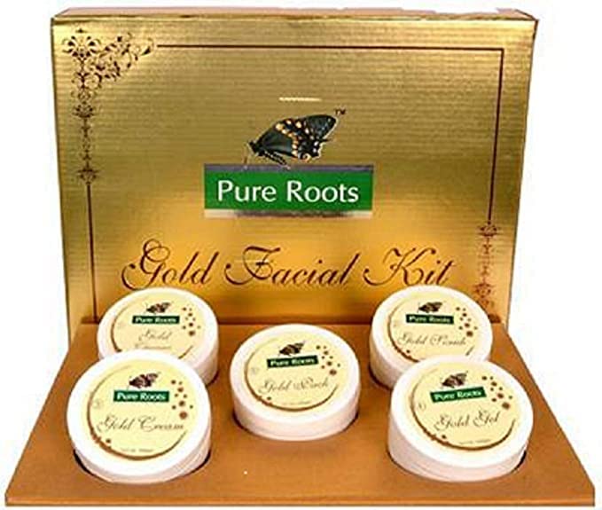 Amazon.com: Pure Roots Gold Facial Kit (500 Gms) : Beauty & Personal Care