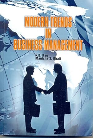 Modern Trends In Business Management : Amazon.in: Books