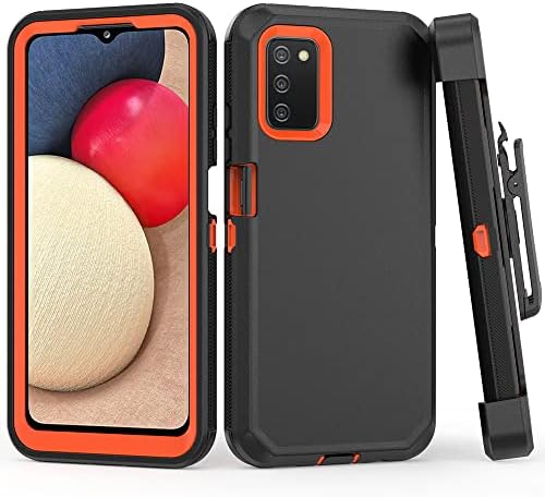 Amazon.com: TASHHAR Phone Case for Samsung Galaxy A02S, Heavy Duty Hard ...