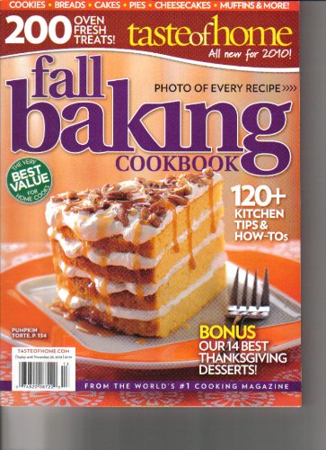 Fall Baking Cookbook: editors of taste of home magazine: Amazon.com: Books