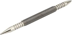 Hammerless Center Punch, Carbon Steel Portable Compact Dual Head Nail ...