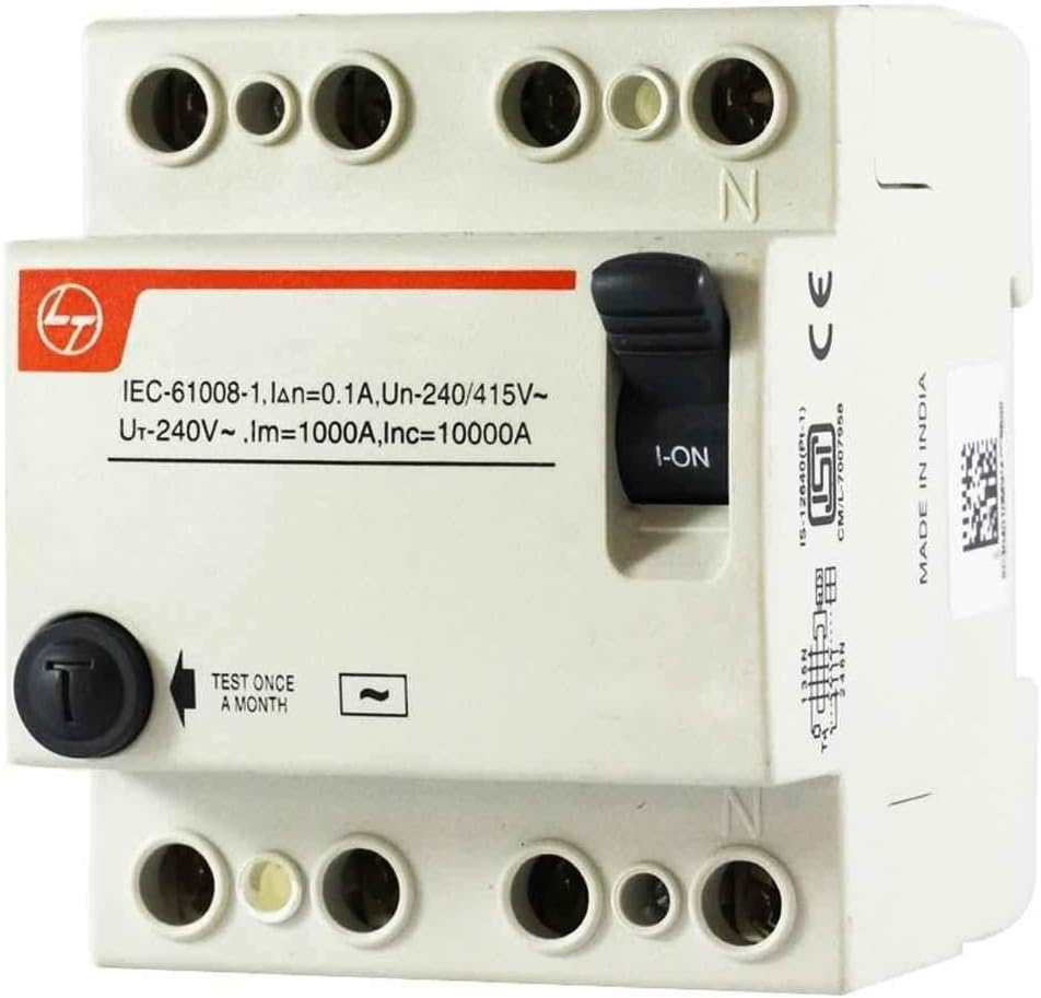 L&T 63A C Curve 4 Pole Mcb, Bb40630C (Pack Of 3) : Amazon.in: Home ...