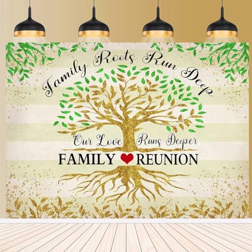 Amazon.com : Family Reunion Background Family Party Decoration Home ...