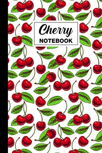 Cherry Notebook: Cherry Blank Lined Journal Notebook | Cherry Themed ...