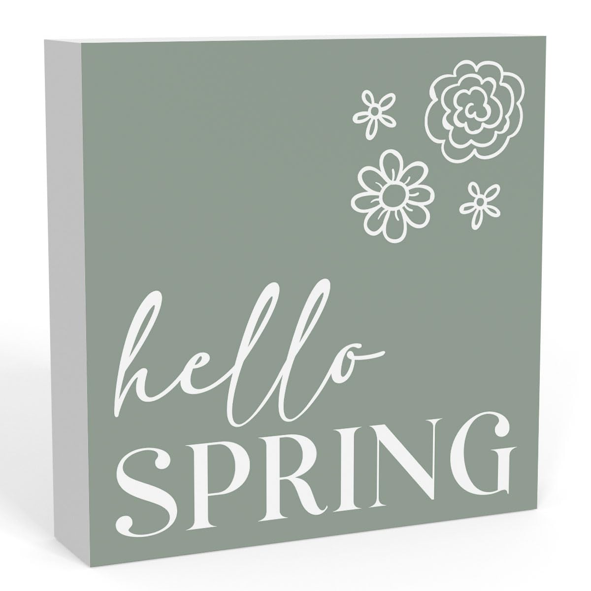 Rustic Farmhouse Spring flowers Table Decor Country Home Office Desk ...