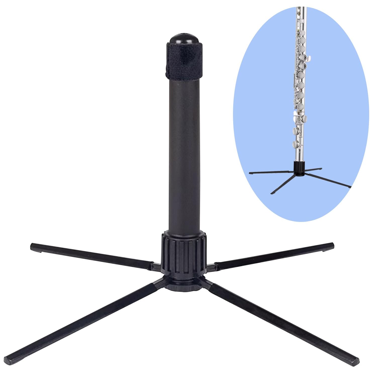 Amazon.com: Danchet Portable Flute Stand Metal Foldable Stand, Metal ...