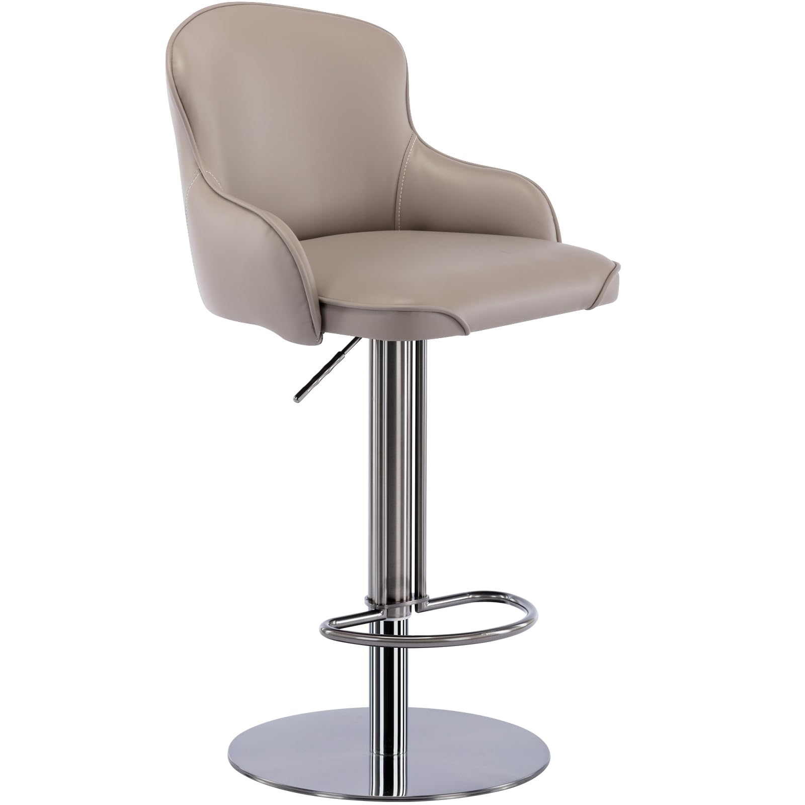 Amazon.com: CozyRain Bar Stools Adjustable Stainless Steel Swivel ...