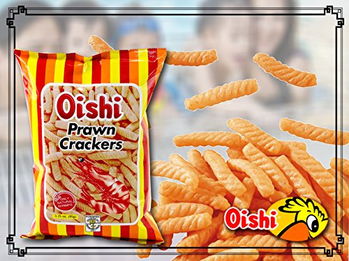 Amazon.com: Oishi Prawn Crackers Original Flavor, 90g each, pack of 3 ...