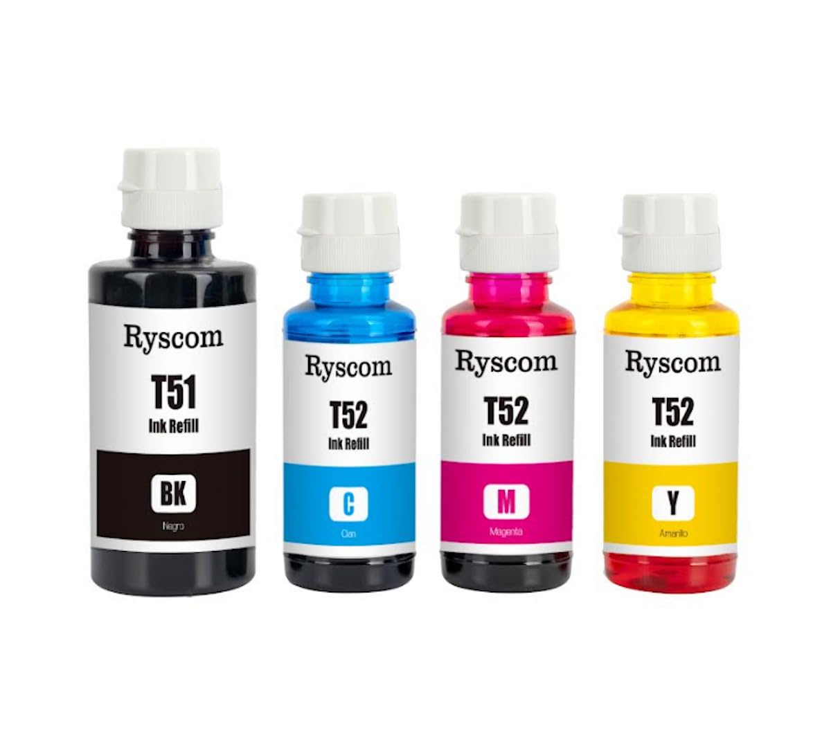 Ryscom Tinta para HP Smart Tank 525, 720, 585, 580, 583, 523 : Amazon ...