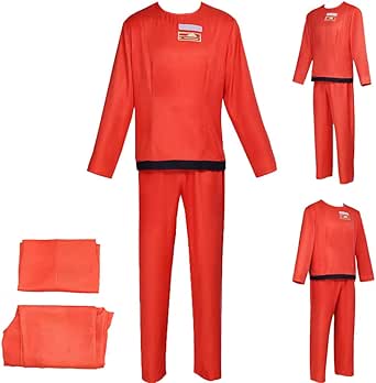 Amazon.com: GFZTGP Lethal Cosplay Company Employee Costume Orange ...