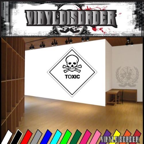 Amazon.com: Hazardous Safety Sign Wall Decal - Vinyl Sticker - Car ...