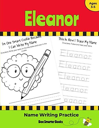 Amazon | Eleanor Name Writing Practice: Personalized Name Writing ...
