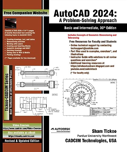 AutoCAD 2024: A Problem-Solving Approach, Basic and Intermediate, 30th ...