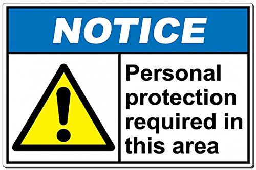 Amazon.com: NOTICE: Pastry Preparation Area aluminum metal sign ...