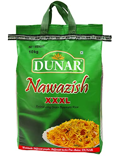 Dunar Nawazish | Extra Long Grain Basmati Rice | 10kg : Amazon.in ...