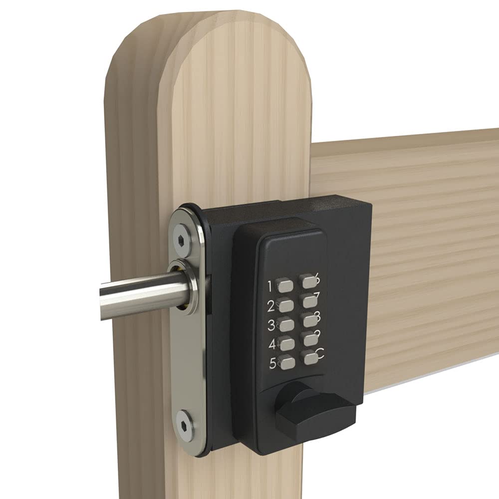 Gatemaster Digital Lock for Wooden Gates Double LH, Black - Amazon.com