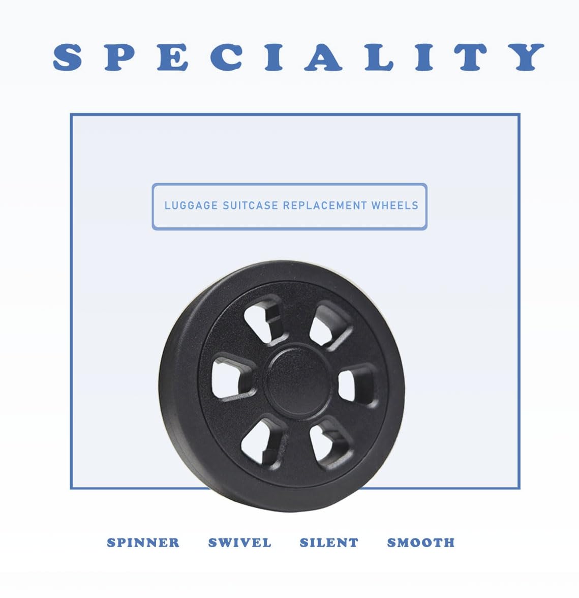 Snapklik.com : EVARSOL Luggage Spinner Wheels Repair Set 4Pc Smooth ...