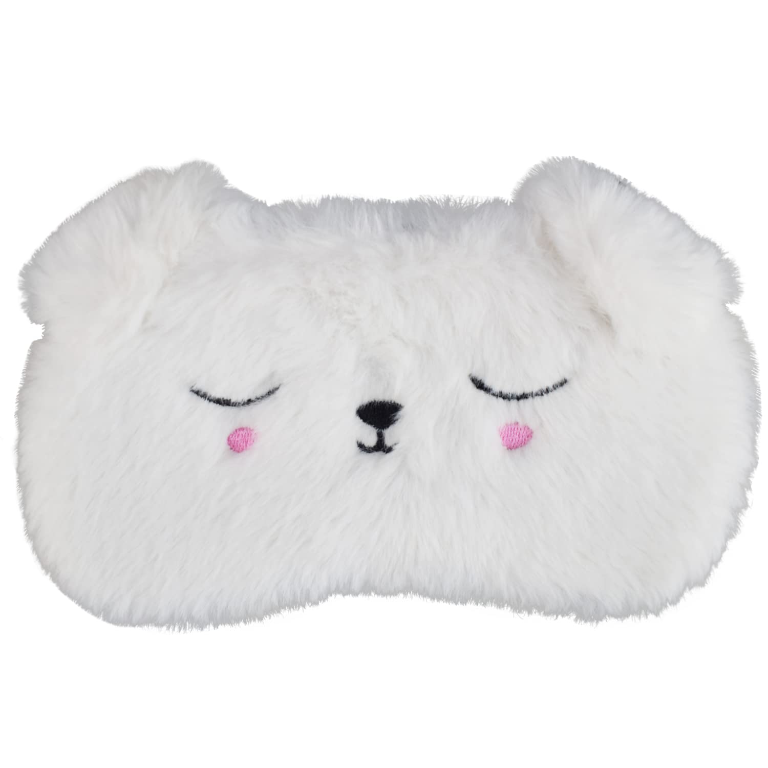 Amazon.com: Ulbemoll Cute Sleeping Mask, White Dog Soft Plush Fluffy ...