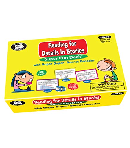 Buy Super Duper Publications Reading for Details in Stories Fun Deck ...