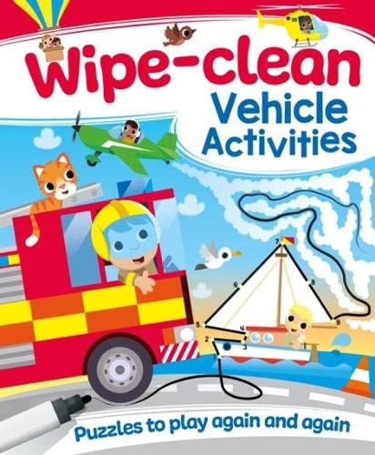 Wipe Clean Vehicle Activities (Wipe Clean Activities) : Bookoli: Amazon ...
