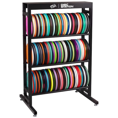 MVP Disc Sports Disc Station Disc Storage Rack (3 Shelf) | Amazon price ...