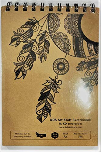 KDS Art Kraft Sketchbook A5-40 Sheets (Pack of 2) : Amazon.in: Home ...